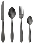 4dílný set příborů v černé barvě Bloomingville Cutlery Eleganza