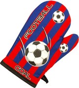 Kuchyňská chňapka FOTBAL červená