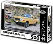 Puzzle retro-auta puzzle č. 21 wartburg 353 s (1984) 500 dílků