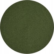 200x200 (průměr) kruh Kusový koberec Braided 105554 Green kruh – na ven i n