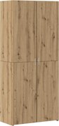 Vysoký bufet 2 ks Artisanový dub 80 x 42 x 185 cm 3365595