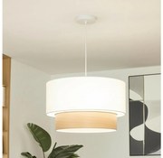 Brilagi - LED Lustr na lanku CERIA 1xE27/40W/230V pr. 50 cm černá/béžová
