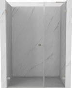Mexen Lunar-B, L Otočné levé sprchové dveře 110 cm, 8mm čiré sklo, ocelový profil, 832SL-110-050-97-00-L