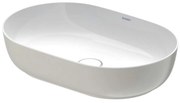 Duravit Luv - Umyvadlo na desku, 60x40 cm, bez přepadu, WonderGliss, bílá/matná šedá 03796023001