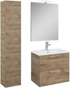Koupelnová sestava s umyvadlem Ceramia Lea dub KSETLEA60D