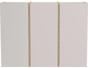 Krémová předsíňová skříňka 138x103x38 cm Libbiano – Germania