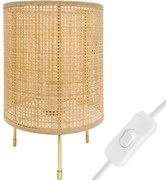 Toolight, noční lampa ve štýlu BOHO 19x31 cm GB2N21, hnědá, OSW-02800