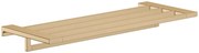 Hansgrohe AddStoris - Polička s držákem ručníků, délka 65 cm, kartáčovaný bronz 41751140