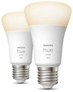 LED žárovka E27 Philips Hue 2ks 9W (60W) teplá bílá (2700K) stmívatelná