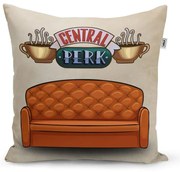 Sablio Polštář Seriál přátelé CENTRAL PERK Gauč - 40x40 cm