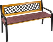 Bellatex Sedák na lavici hladký Vínová rozměr 40x140 cm
