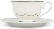 Bílé šálky v sadě 2 ks z kostního porcelánu 190 ml Odette – S|P Collection