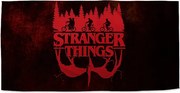 Sablio Ručník Stranger Things Red - 30x50 cm