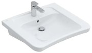 Villeroy & Boch ViCare - Umyvadlo 65x55 cm, s přepadem, otvor pro baterii, AntiBac, CeramicPlus, bílá 517867T2