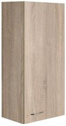 Aqualine Keramia Fresh - Horní skříňka 35x76x23 cm, 1 dvířka L/P, dub platin 50336
