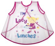 Interbaby Dětský bryndák voděodolný růžový Lady