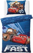 Bavlněné ložní povlečení Auta 3 / Cars 3 - motiv Blesk McQueen a Burák - 100% bavlna - 70x90 cm + 140x200 cm