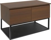 Koupelnová skříňka s krycí deskou SAT B-Way 119x30x45 cm ořech mat BWAY120NUTDESK
