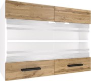 Kuchyňská skříňka Belini horní 80 cm dub wotan TOR SGW80/3/WT/DW/0/B1