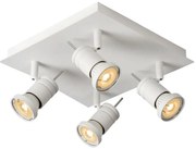 Lucide 17990/19/31 - LED bodové svítidlo TWINNY-LED 4xGU10/4,5W/230V bílé 25cm