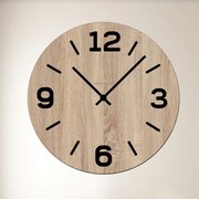 dřevo života Nástěnné hodiny CLASSIC Zvolte barvu dekoru: Dub Sonoma, Zvolte velikost hodin (cm): 40x40