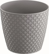 PRO Květináč ORIENT šedý kámen 12,8cm