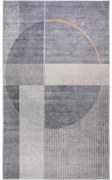 Šedý pratelný koberec 50x80 cm – Vitaus