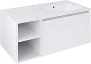 Sapho Lorea - Umyvadlová skříňka 100x46x52 cm, 1x zásuvka, pravá, matná bílá LE070-3131-R-11