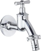 Deante Deante, zahradní ventil s adaptérem 1/2"x3/4", chromová, DEA-VFA_152M