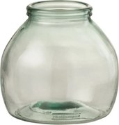 Skleněná váza z recyklovaného skla Huggo - Ø 21*20 cm