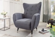 Designové křeslo Danail antracitové
