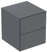 Geberit ONE - Boční skříňka 45x49x47 cm, 2 zásuvky, lávová 505.077.00.3