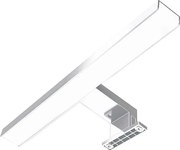 LED koupelnové osvětlení 3v1 WO827, 40 cm, stříbrná