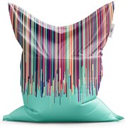 Sablio Sedací vak Classic Stékající barva - 150x100 cm