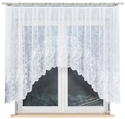 MARKIZETA KINGA Žakárový hotový závěs, šířka 300 x výška 140 cm, barva 001 bílá 023391/FBL/001/300140/1