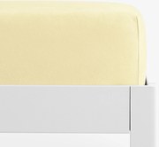 Goldea jersey elastické prostěradlo - banánové 90 x 200 cm
