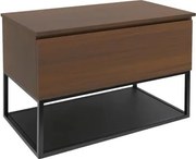 Koupelnová skříňka s krycí deskou SAT B-Way 99x30x45 cm ořech mat BWAY100NUTDESK