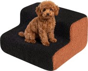Costway 2-Step Dog Ramp vyrobená z pěny s omyvatelným potahem