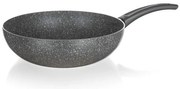 Banquet pánev wok s nepřilnavým povrchem granite pr 28 × 8 cm, indukce