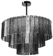 Toolight Závěsné osvětlení Crystal Modern D17 APP1678-8CP šedé
