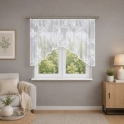 Dekorační oblouková krátká záclona na žabky KAJA 250x100 cm MyBestHome