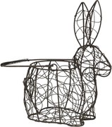 Kovový koš / květináč "Zajíček" - 20 cm