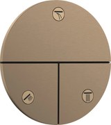 Hansgrohe ShowerSelect Comfort S, ventil pod omítku pro 3 spotřebiče, kartáčovaný bronz, HAN-15558140