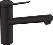 Hansgrohe Zesis M33, páková kuchyňská baterie 150, 1jet, černá matná, HAN-74802670