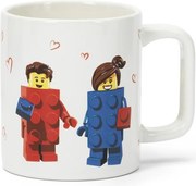 Bílý keramický dětský hrnek 300 ml Love – LEGO®