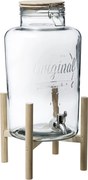 Dávkovač nápojů se stojanem, 8 L, skleněný