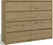 Komoda 8 Zásuvek 120 CM – Styl, Který Mění Prostor