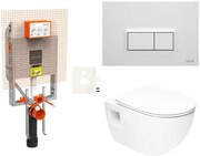 Závěsný WC set k zazdění SAT Project SIKOVZSATPRO51600