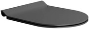 Sapho GSI Pura - WC sedátko Slim, Soft Close, duroplast, černá mat MS86CSN26