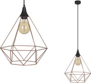 Závěsné Stropní Svítidlo Moderní Retro Lustr Edison Industriální Měď